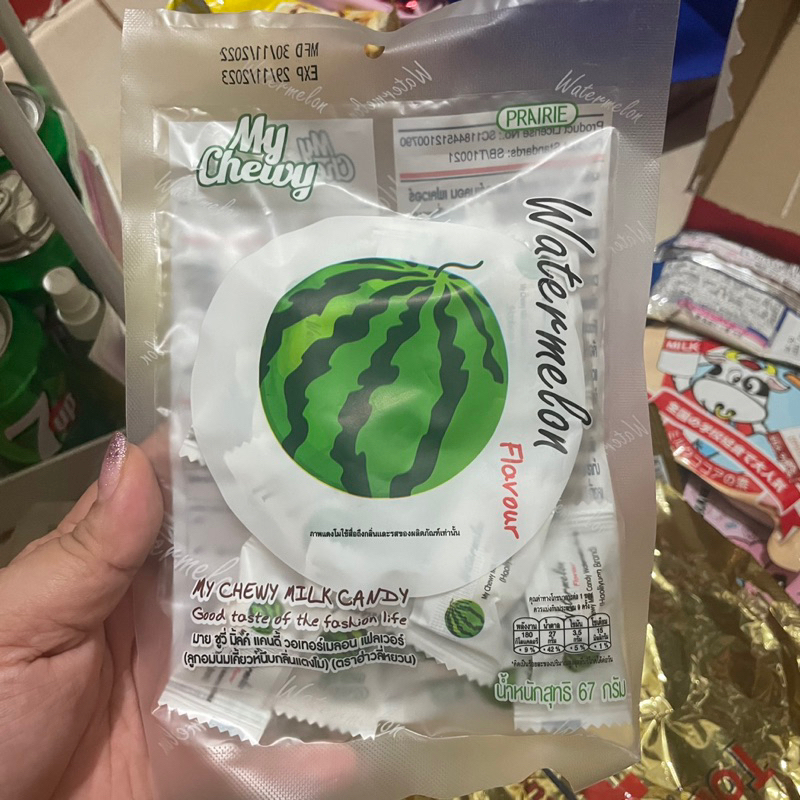 Jual MyChewy Prairie Watermelon Candy Permen Semangka 67gr HALAL ...