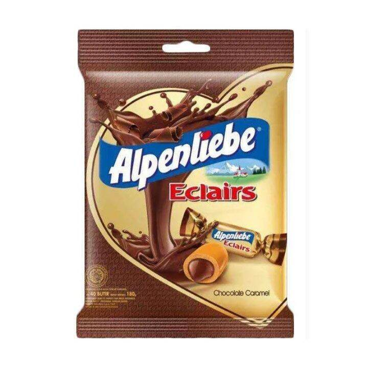 Jual Permen Alpenliebe Eclairs Chocolate Caramel 40pcs dan 100pcs ...