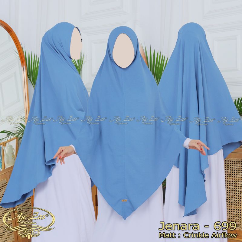 Jual jilbab crinkle non pet jenara | Shopee Indonesia