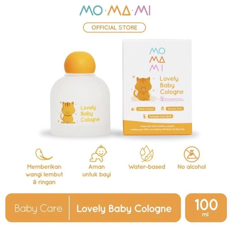 Jual Momami Lovely Baby Cologne 100ml Parfum bayi | Shopee Indonesia