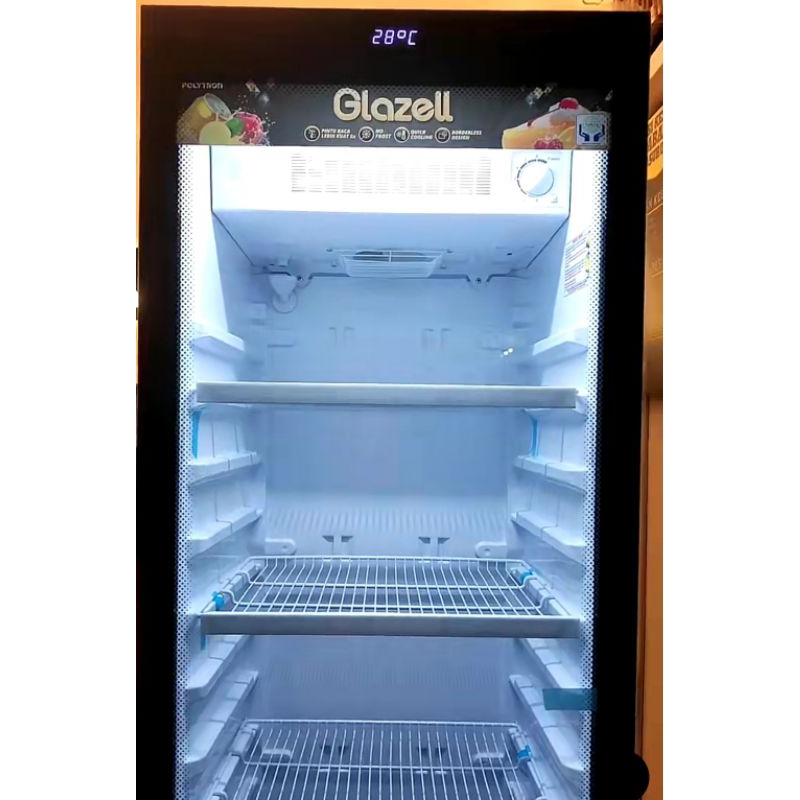 Jual Showcase Polytron SCN 238X no frost 280L rak 4 | Shopee Indonesia