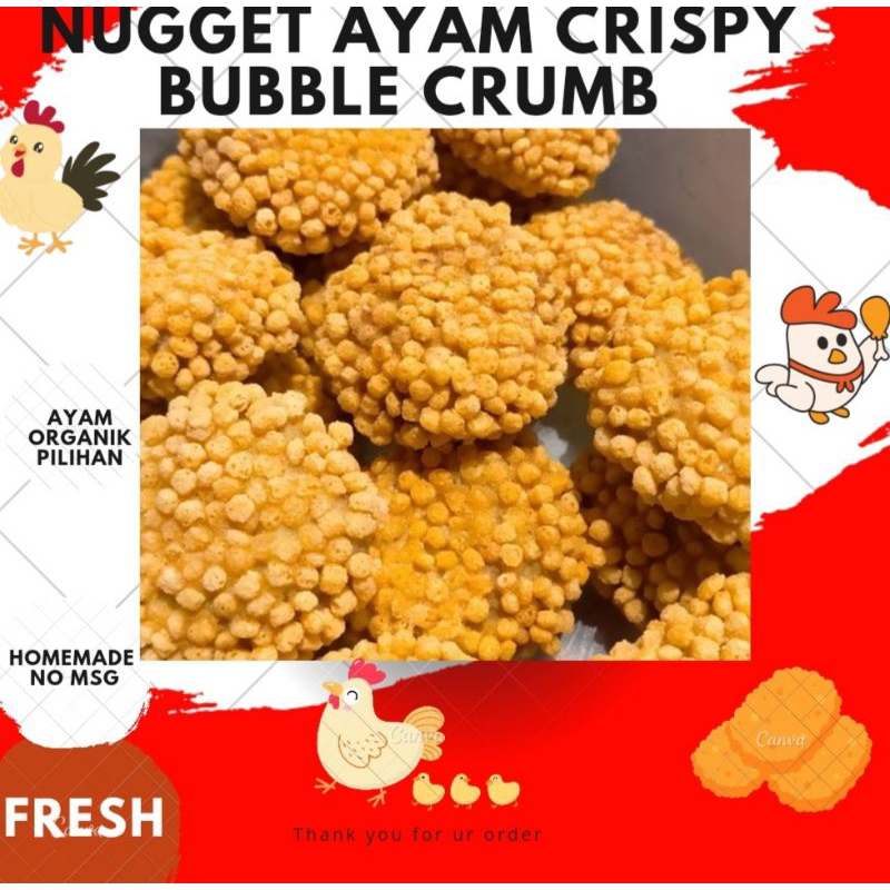 Jual 𝘾𝙃𝙄𝘾𝙆𝙀𝙉 𝙉𝙐𝙂𝙂𝙀𝙏 𝘽𝙐𝘽𝙇𝙀 𝘾𝙃𝙀𝙀𝙎𝙀 𝙉𝙊 𝙈𝙎𝙂/𝘾𝙊𝘾𝙊𝙆 𝙐𝙉𝙏𝙐𝙆 𝘽𝙀𝙆𝘼𝙇( 12-14 𝙋𝘾𝙎 ...