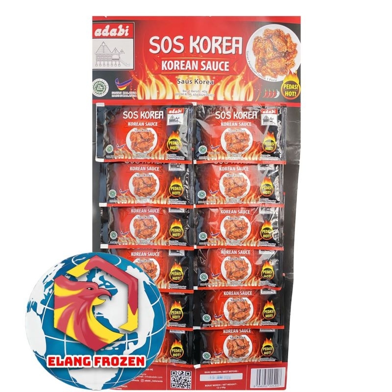 Jual Adabi Korean Sauce SOS Korea 40gr | Shopee Indonesia