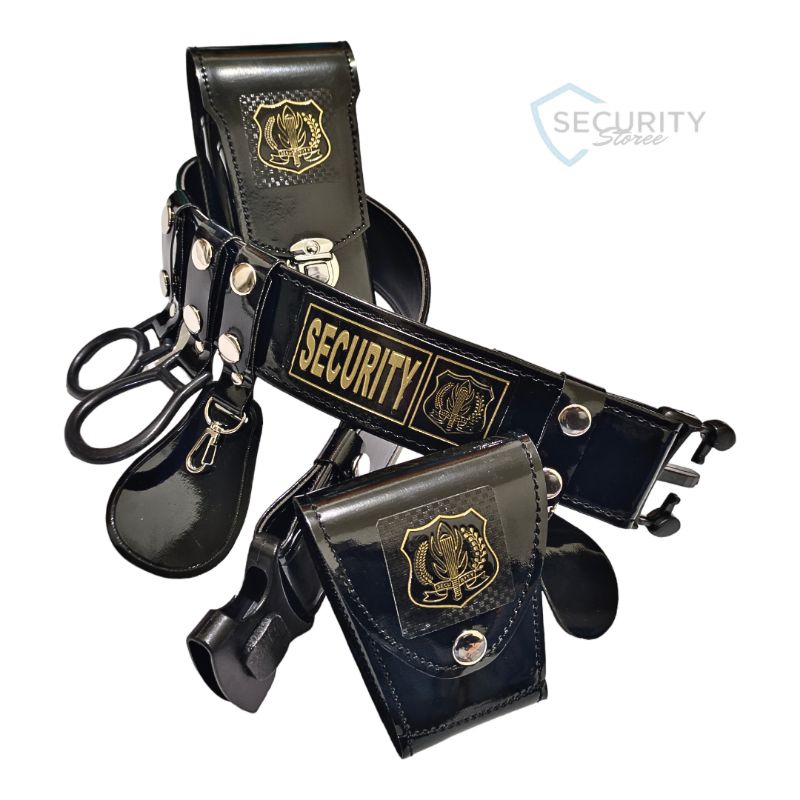 Jual Kopel security kulit sintetis hitam kilap gesper klik sarung hp 2 ...