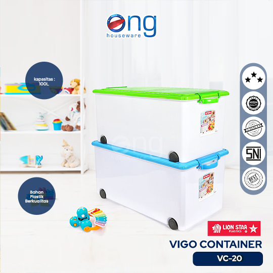 Jual Box Kotak Wagon Container Kontainer 100 Liter 100 L Lion Star VC ...