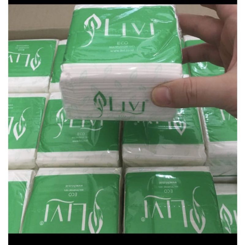 Jual Tissue Livi Eco Pop up 150 sheet 2 ply Multipurpose Tisu Livi ...