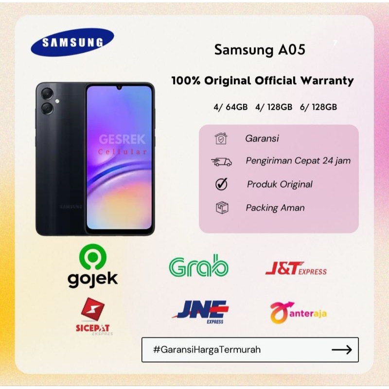 Jual Samsung A05 4/64 4/128 6/128 - Garansi RESMI | Shopee Indonesia