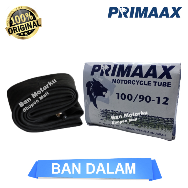 Jual Primaax Motorcycle Tube 100/90-12 Ban Dalam Motor Ring 12 Scoopy ...
