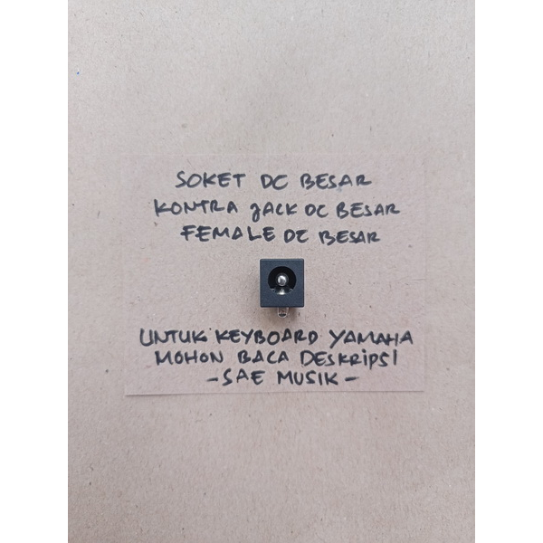 Jual Soket DC Keyboard YAMAHA Socket DC Keyboard YAMAHA Ukuran Besar ...
