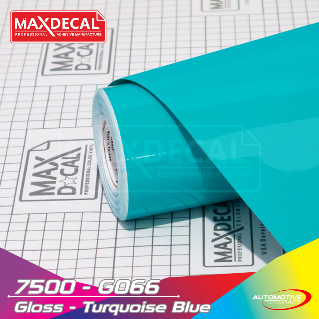 Jual Sticker Stiker Skotlet Maxdecal 7500 G066 Max Decal Biru Tosca ...