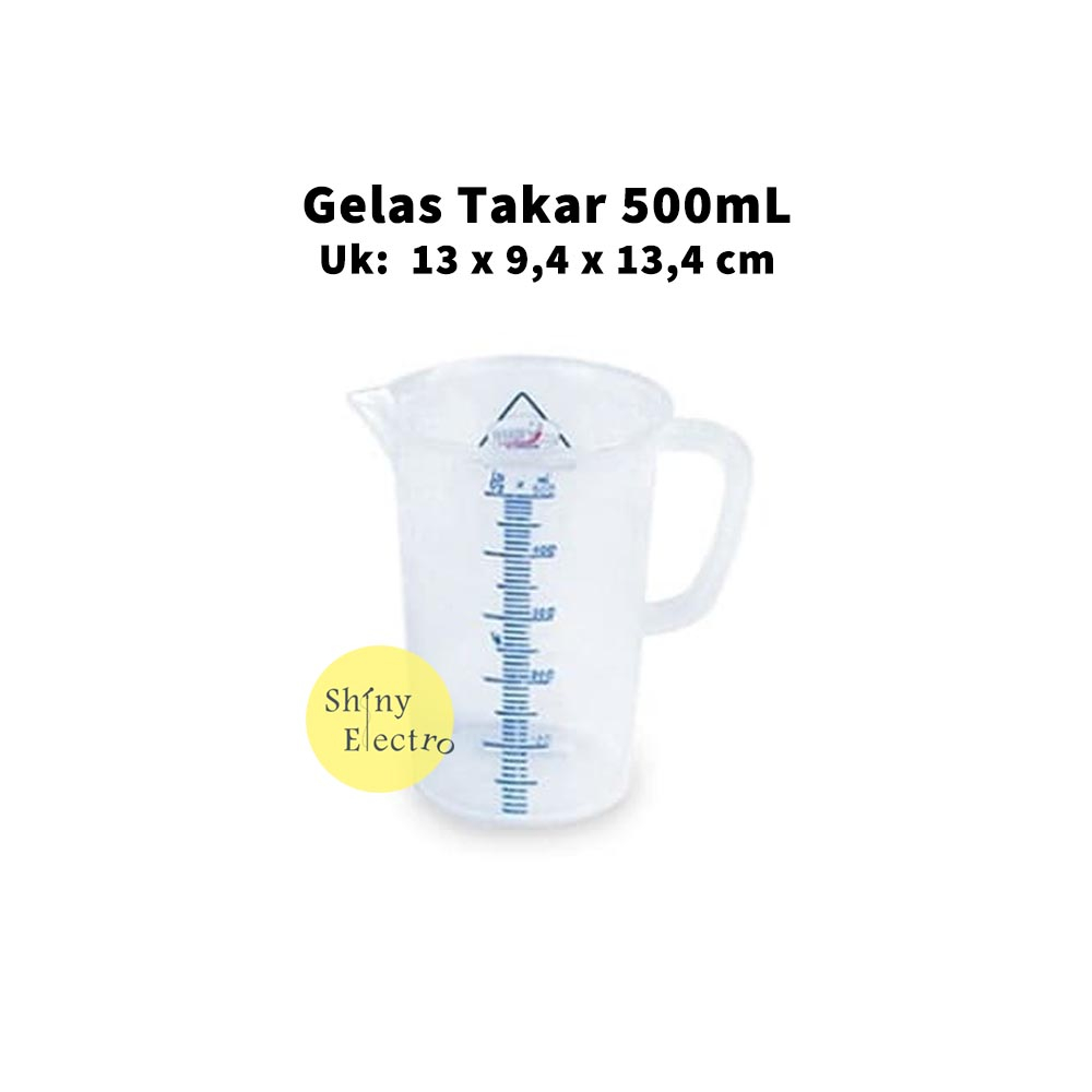 Jual Gelas Takar Ukur Plastik ( 250 mL / 500 / 1 Liter / 2 L ) Gelas ...