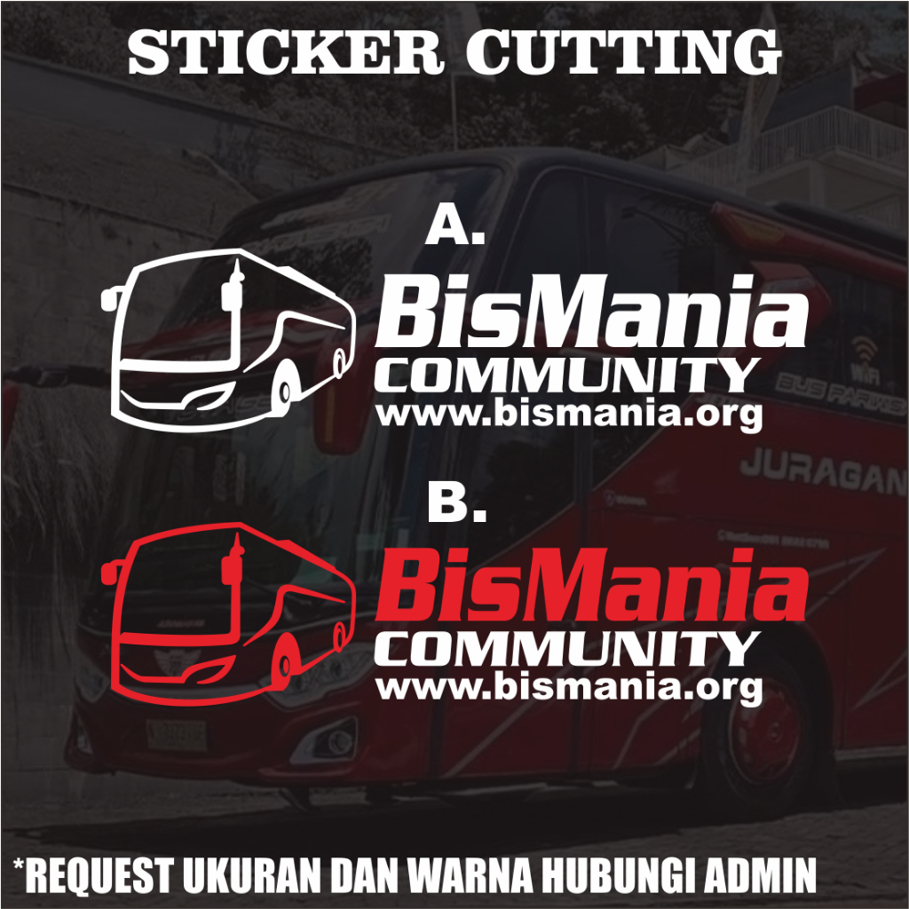 Jual Stiker Cutting Bis Mania - Sticker Cutting | Shopee Indonesia