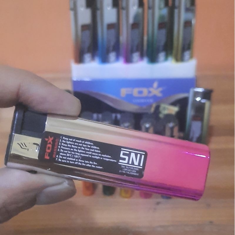 Jual Korek api Bara PREMIUM FOX ZENITH / korek bara / pemantik | Shopee ...