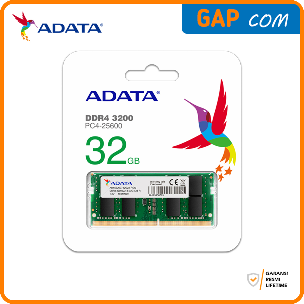 Jual RAM Laptop Adata Premier DDR4 8GB/16GB/32GB 3200MHz CL22 SODIMM Memory | Shopee Indonesia