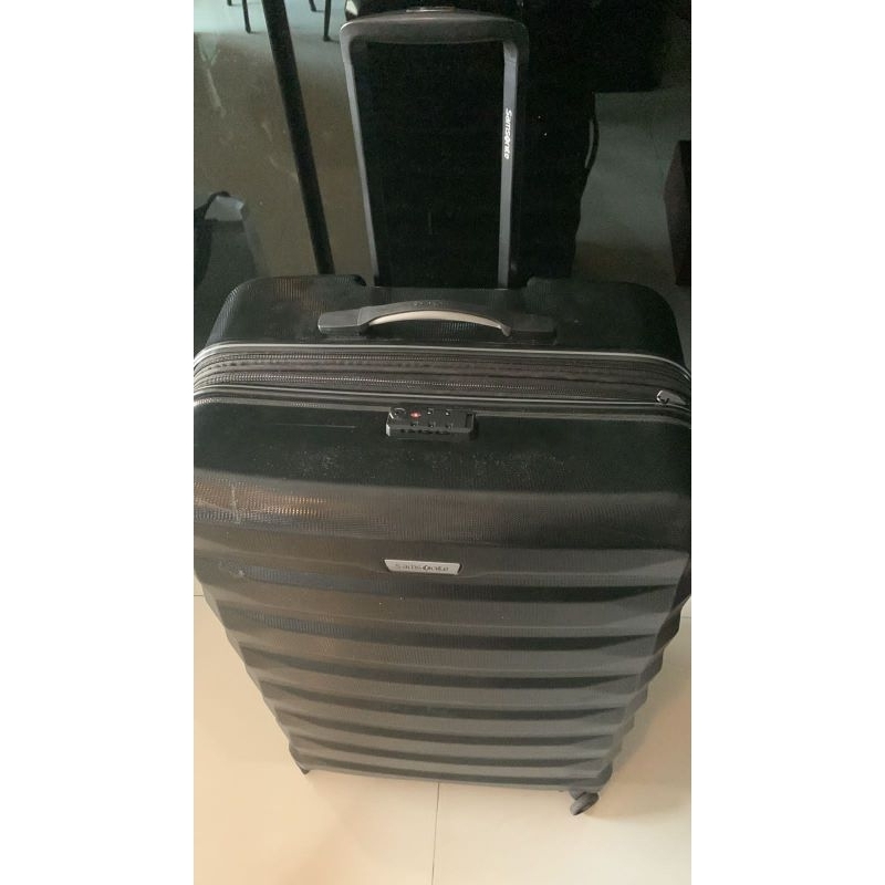 Jual Samsonite Lite Shock 28 inch Hitam | Shopee Indonesia