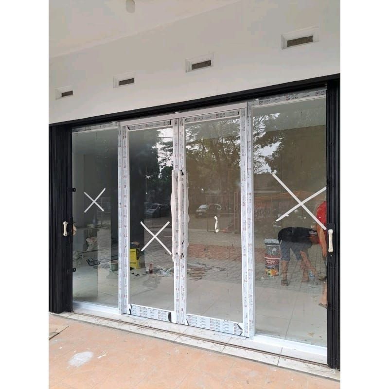 Jual Kusen Pintu Kaca Alumunium Inkalum Forta Alexindo Kaca Tempered ...