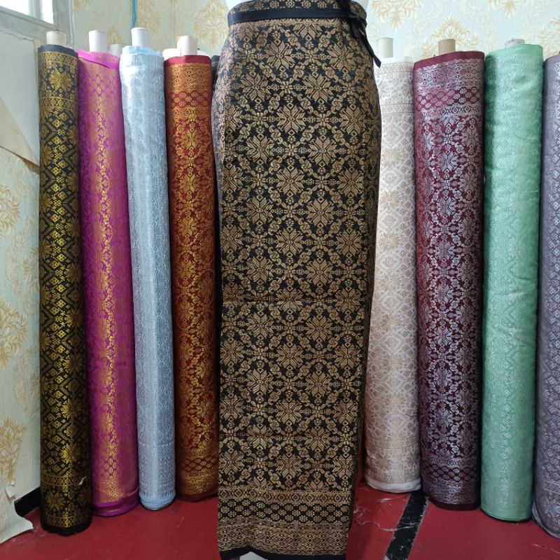 Jual Rok lilit/Rok lilit songket motif tembaga/songket lilit motif ...