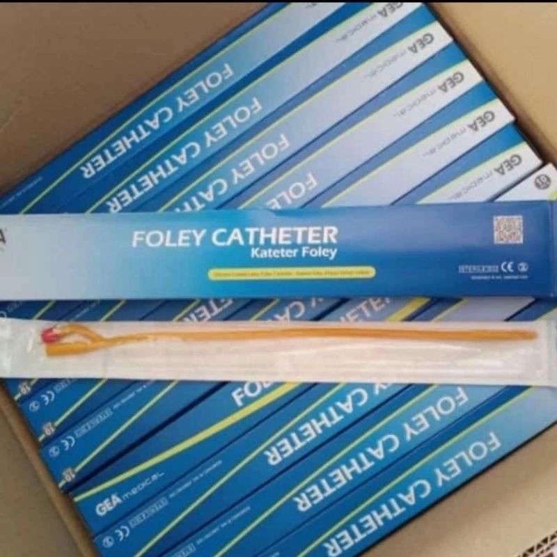 Jual Golet catheter Gea latex 2 way selang urine 1box isi10 pcs ...