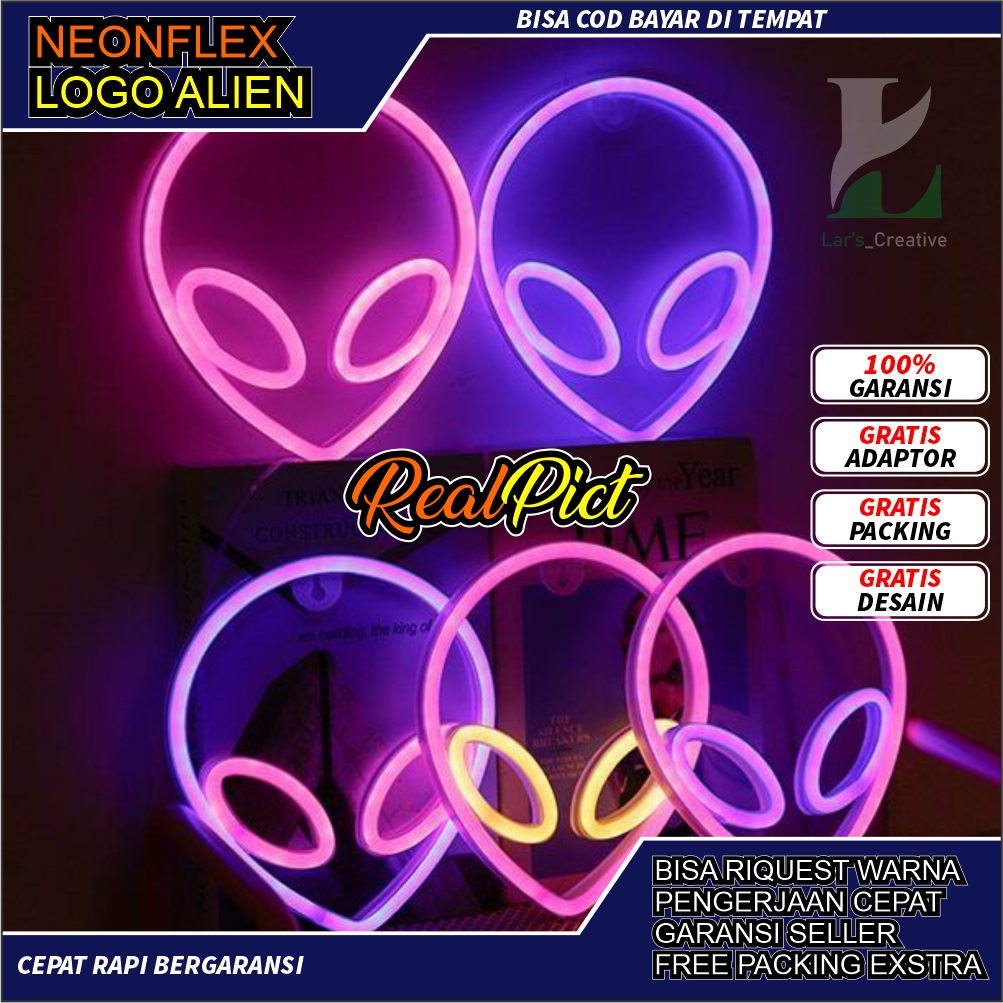 Jual NeonSign Awan Lampu Hias Akrilik Neonflex Custom Logo Lampu ...