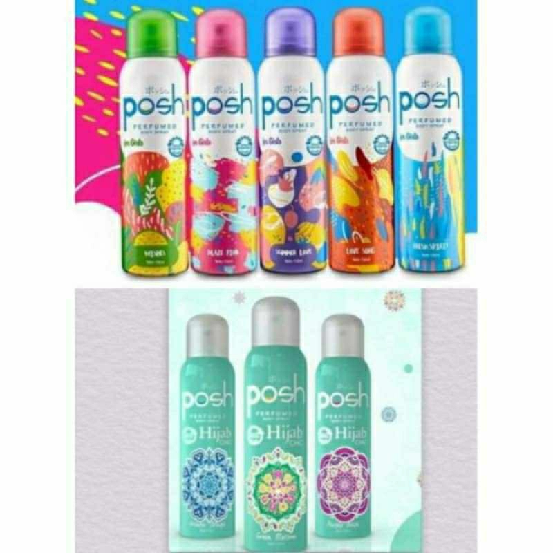 Jual Posh Perfumed Body Spray For Girls 150ml - Parfum Cologne 150 ml ...