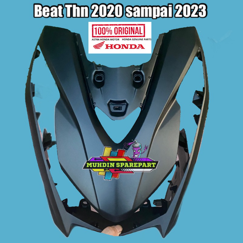 Jual Cover Front Tameng Panel kap Body Depan Beat LED New Deluxe Beat ...