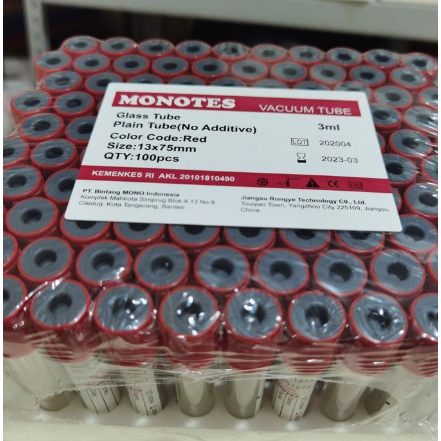 Jual TABUNG TUTUP MERAH 3 ML | Shopee Indonesia