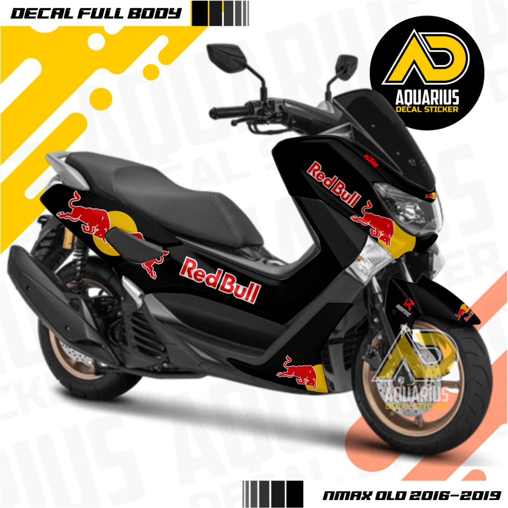 Jual Decal Fullbody Nmax Old 2016-2020 / Sticker Variasi Yamaha Nmax ...