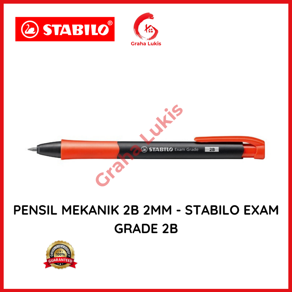 Jual PENSIL MEKANIK 2B 2MM - STABILO EXAM GRADE 2B | Shopee Indonesia