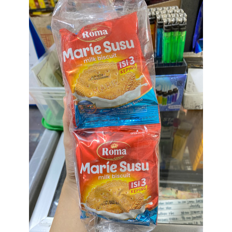 Jual Roma marie susu renceng 1 pak isi 10 bungkus | Shopee Indonesia