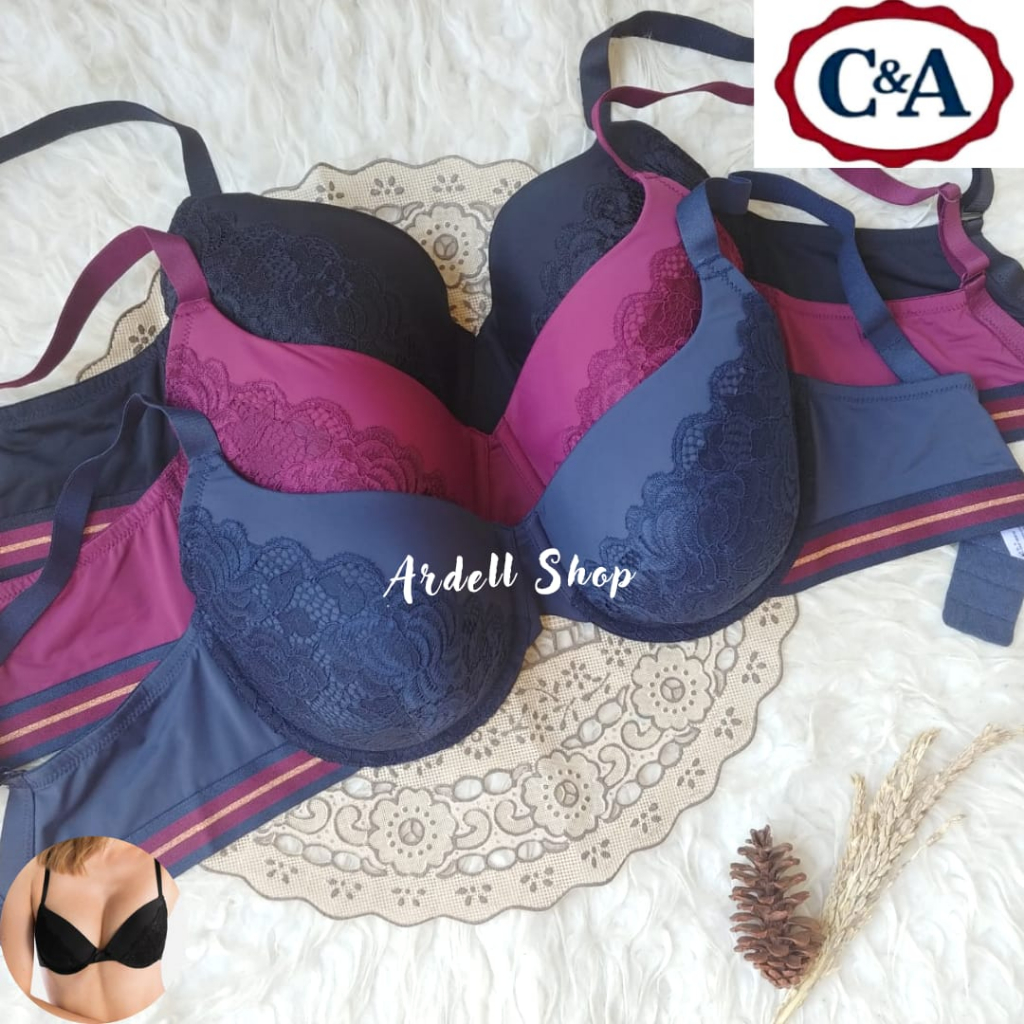 Jual CC BRA WANITA KAWAT C&A RENDA CUP 34E PAKAIAN DALAM BRANDED RPS | Shopee Indonesia