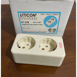 Jual STOP KONTAK ST -128 2 LB UTICON | Shopee Indonesia