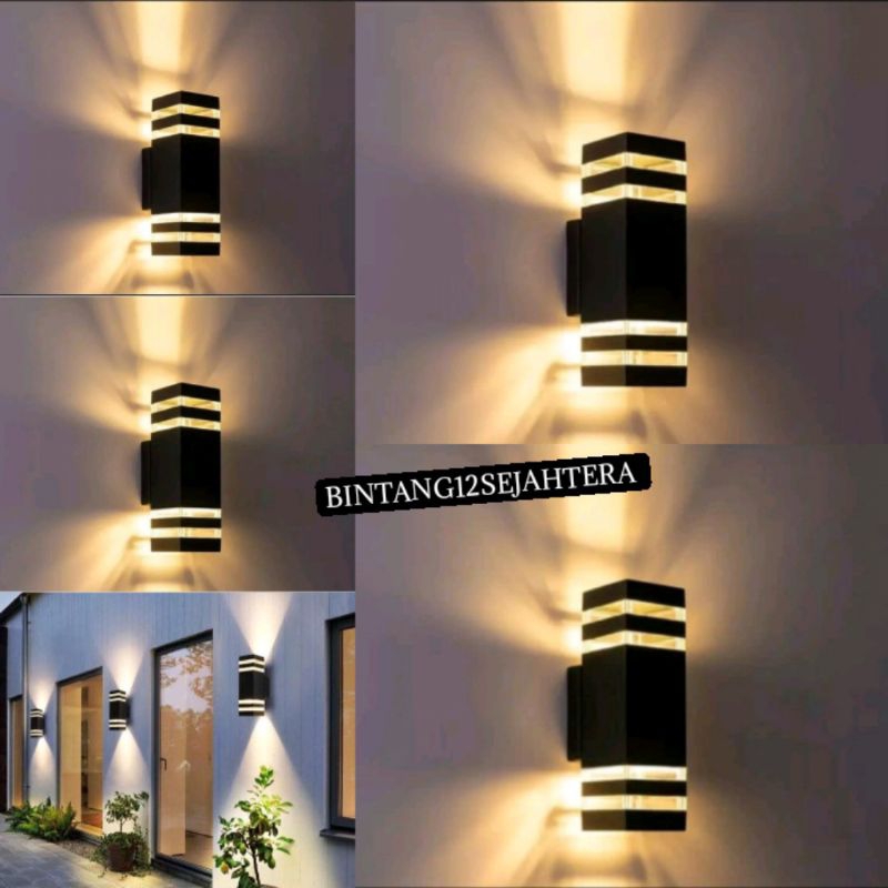 Jual Lampu hias dinding tempel tiang teras dekorasi cafe Outdoor/Indoor ...