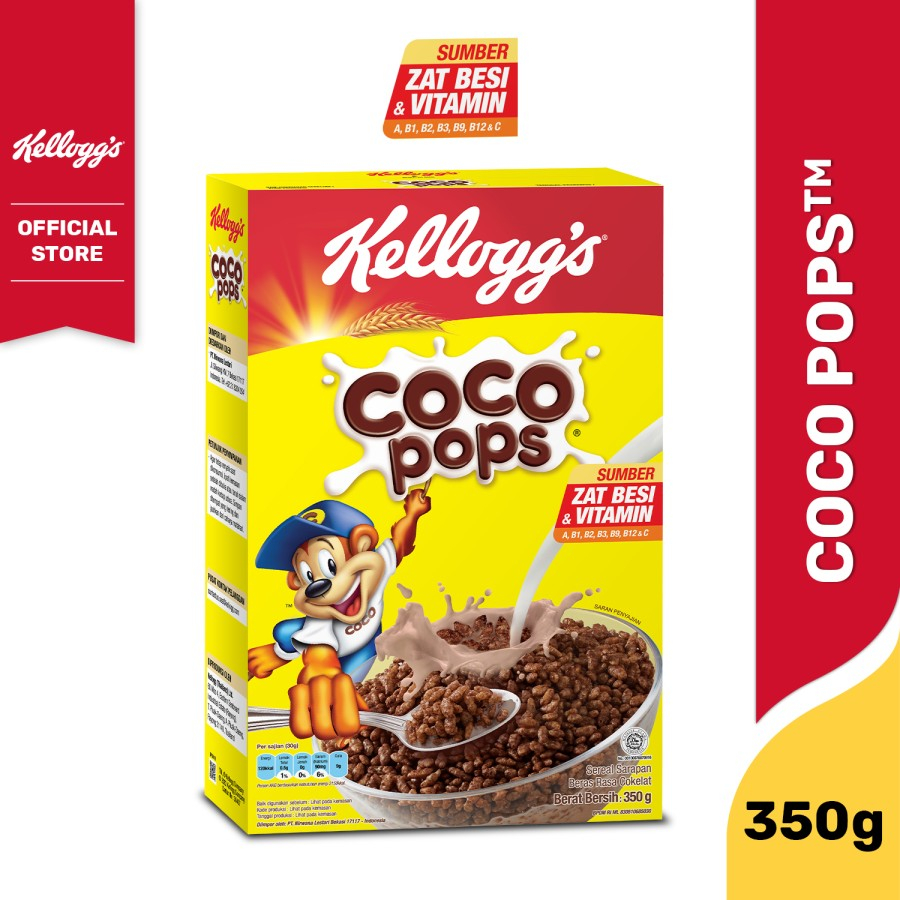Jual Kellogs Cereal Froot loops | Corn Flakes | Honey Crunch | Coco ...