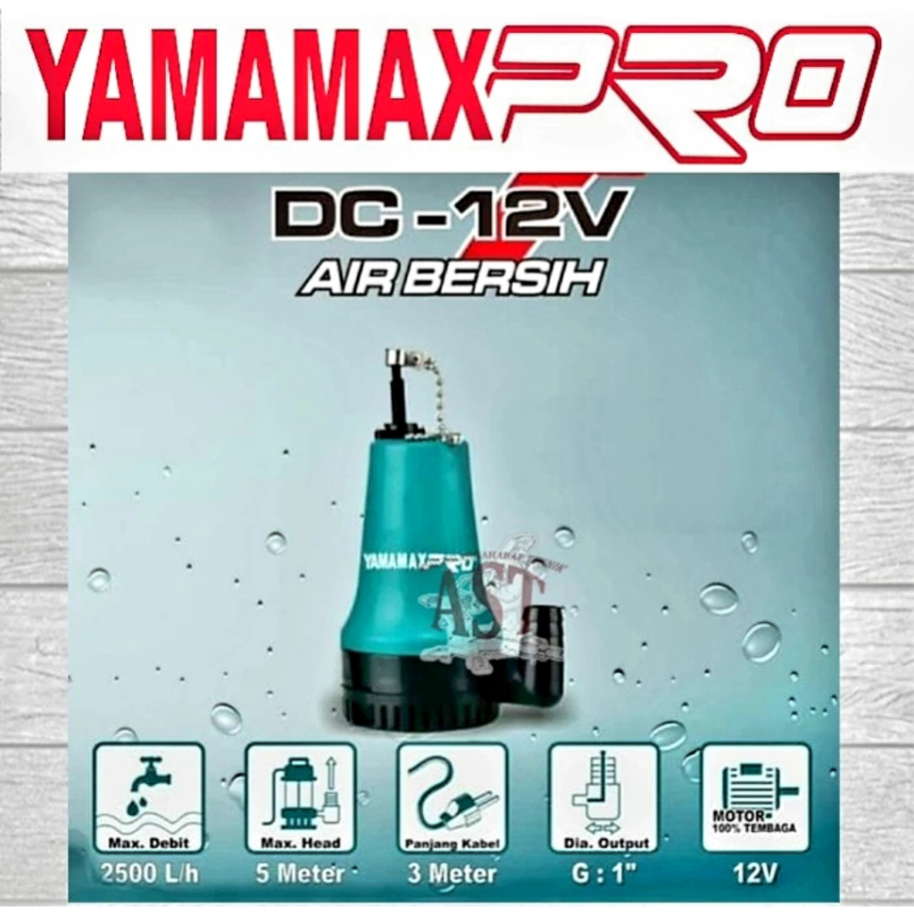 Jual POMPA AIR YAMAMAX DC-12V AIR BERSIH - POMPA CELUP DC 12V-L ...