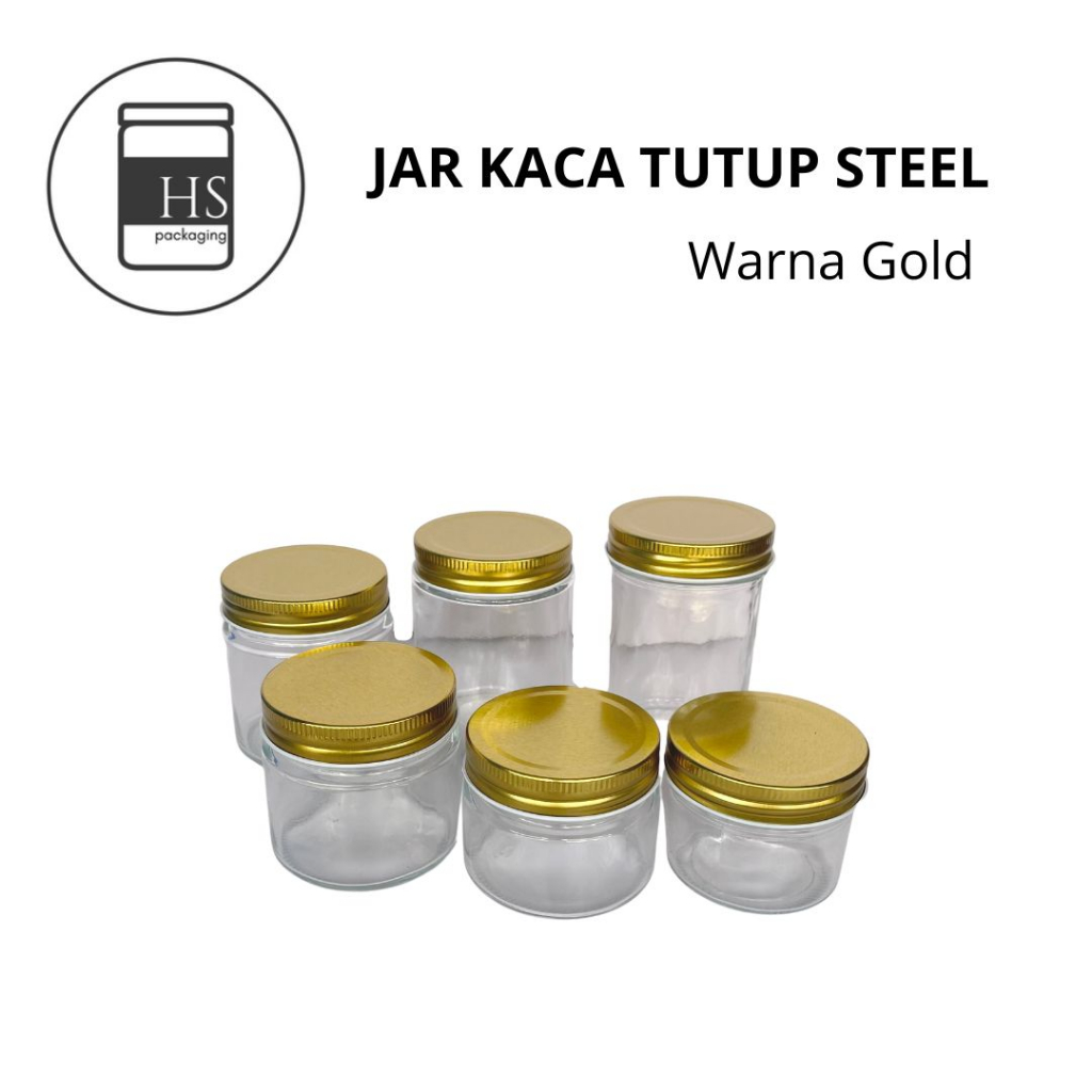 Jual HS PACKAGING - Tutup Gold Toples Kacal Diameter 7cm | Shopee Indonesia