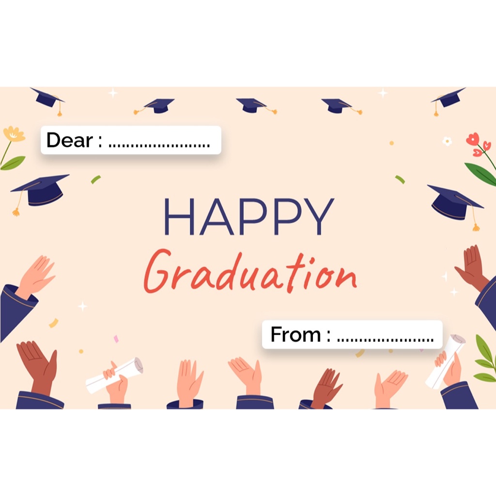 Jual Greeting Card GRADUATION / Gift Card Kartu Ucapan Gradu Hari ...