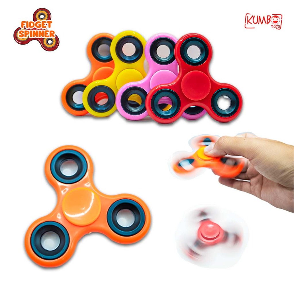 Jual Mainan Edukasi Fidget Hand Spinner Anak Stress Relief Spiner Polos ...