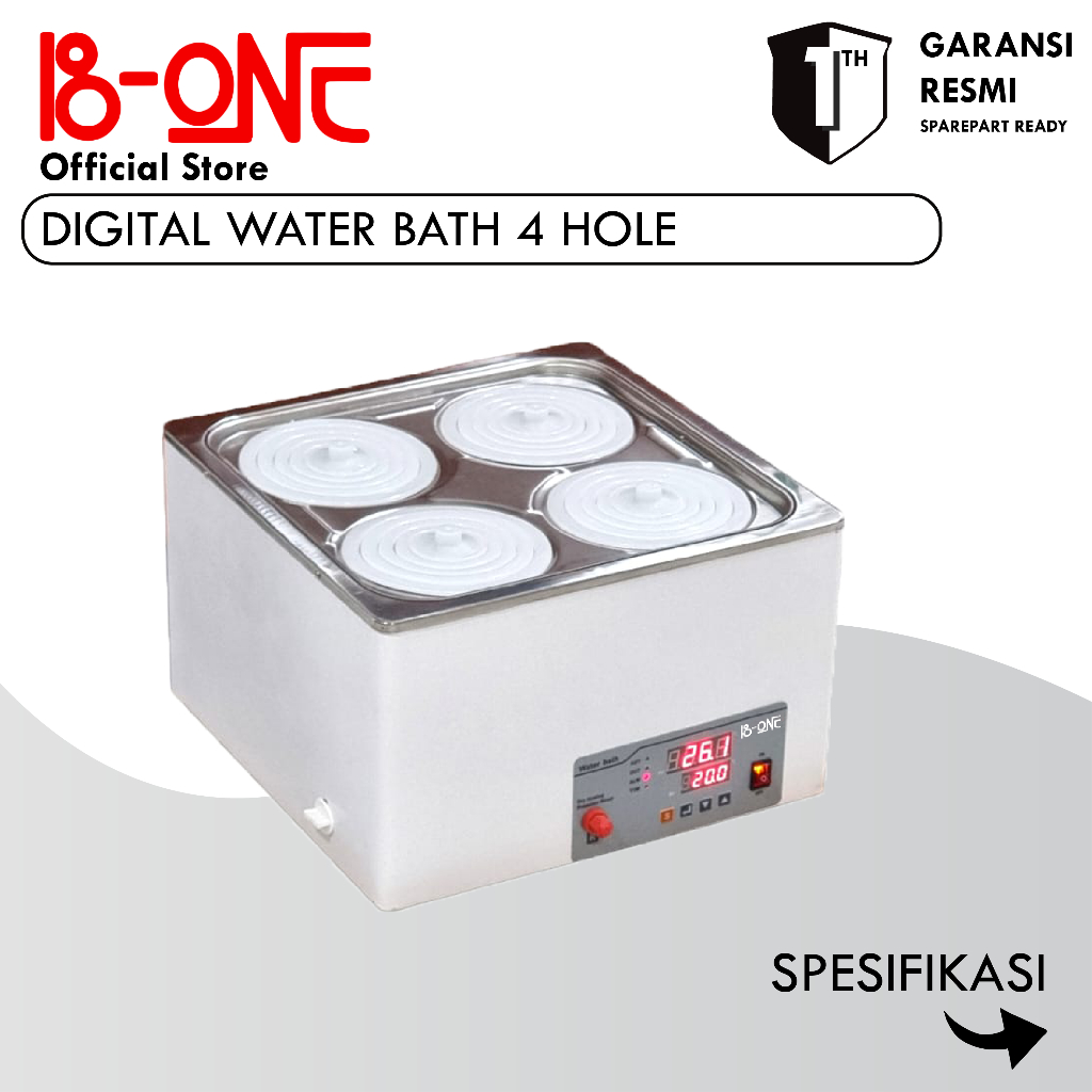 Jual Digital Waterbath Water Bath Lab 4 Hole - 12L | Shopee Indonesia