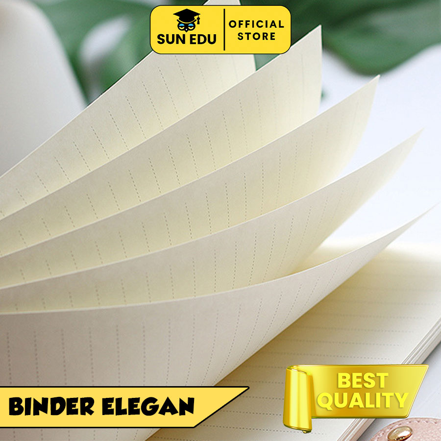 Jual Elegant Binder A5 Transparan Binder with Clip Note Book Loose Leaf ...