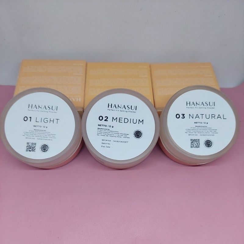 Jual HANASUI PERFECT FIT SETTING POWDER 12gr/HANASUI BEDAK TABUR ...
