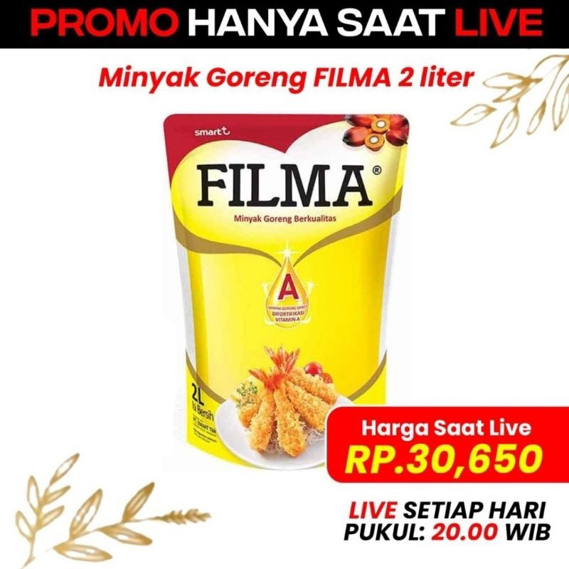 Jual MINYAK GORENG FILMA 2 LITER | Shopee Indonesia