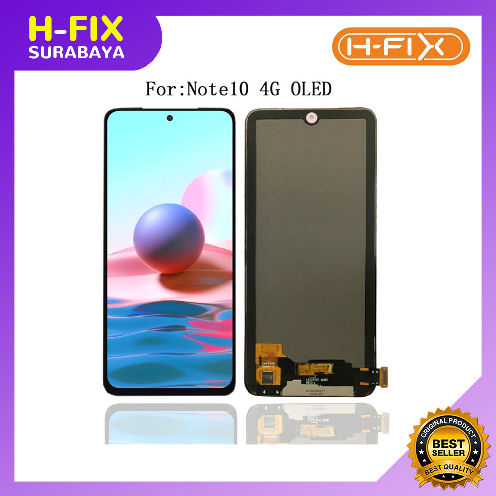 Jual Lcd Redmi Note 10 / Note 10S 4G OLED Fullset Touchscreen Fingger ...