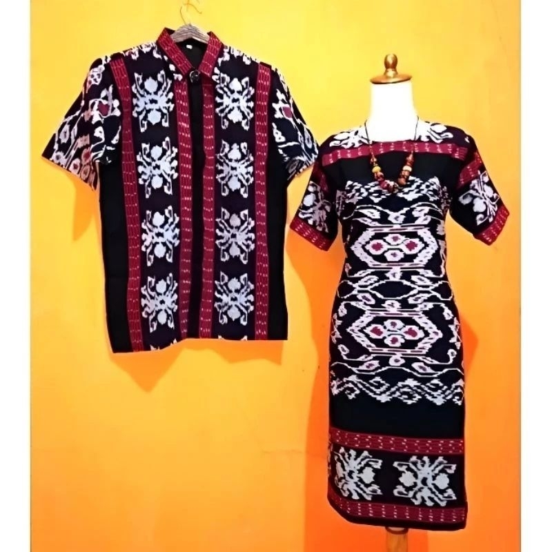 Jual SET COUPLE TENUN ETNIK BAJU KONDANGAN KEKINIAN | Shopee Indonesia