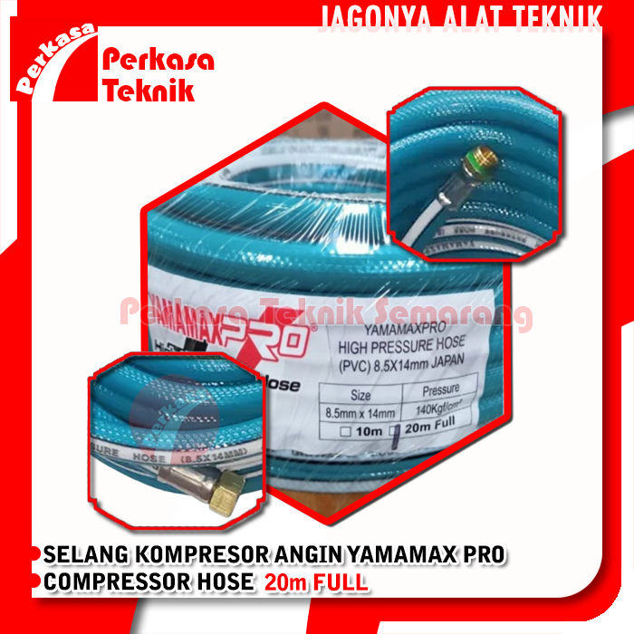 Jual Selang Kompresor Angin YAMAMAX PRO 20METER COMPRESSOR HOSE 20 ...