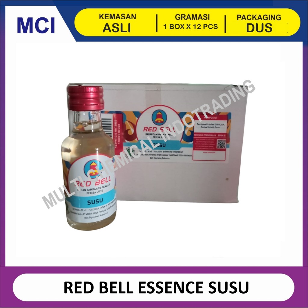Jual RED BELL ESSENCE SUSU MILK 30 ML - 1 LUSIN 12 PCS | Shopee Indonesia