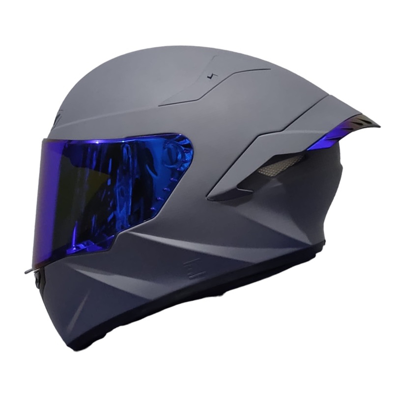 Jual Grey Doff • Helm Full Face KBR TTC / TT COURSE KBR / KBR TTC ISLE ...