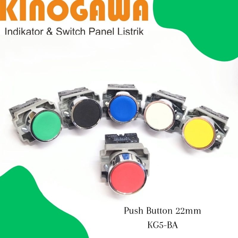 Jual Push Button Tombol Stop 22mm XB2 KINOGAWA | Shopee Indonesia