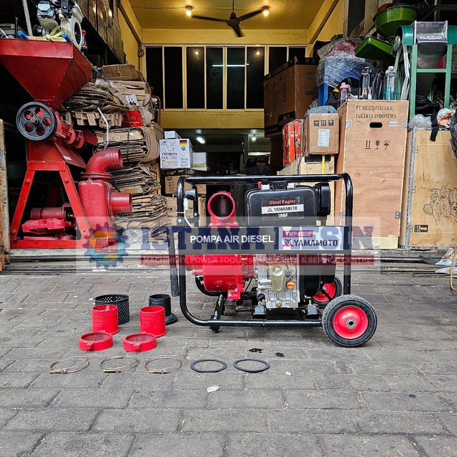 Jual MESIN POMPA AIR DIESEL 4" SOLAR STARTER YAMAMOTO YWP 40 DE ...