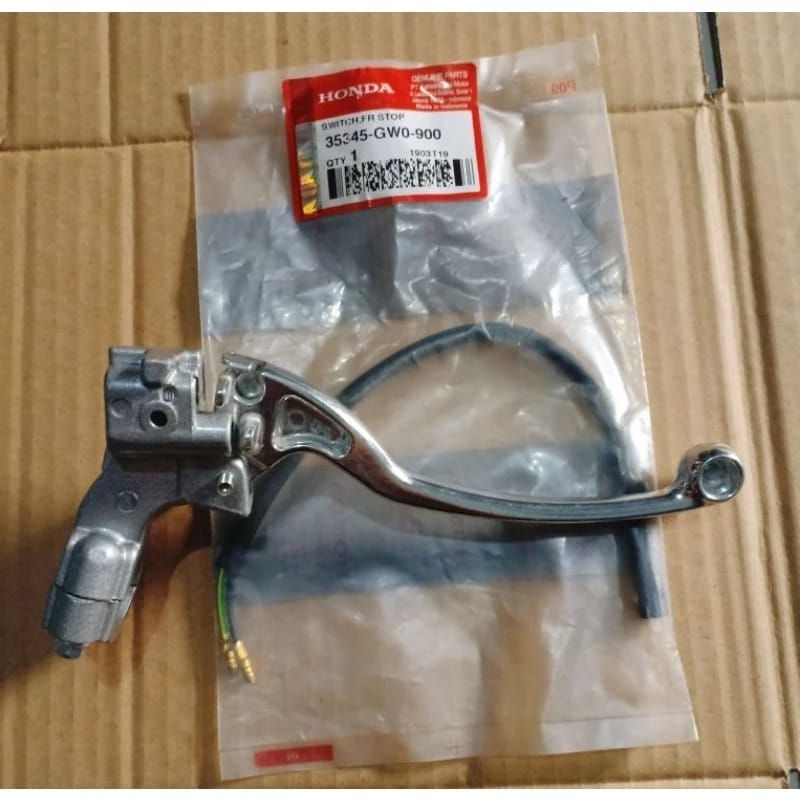Jual Handle Rem Kiri Scoopy + Dudukan Spion + Swit Rem Cocok Buat Lepas ...