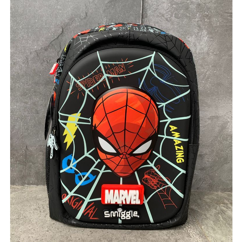 Jual SMIGGLE X SPIDERMAN CLASSIC BACKPACK HARDCASE - TAS RANSEL SMIGGLE ...
